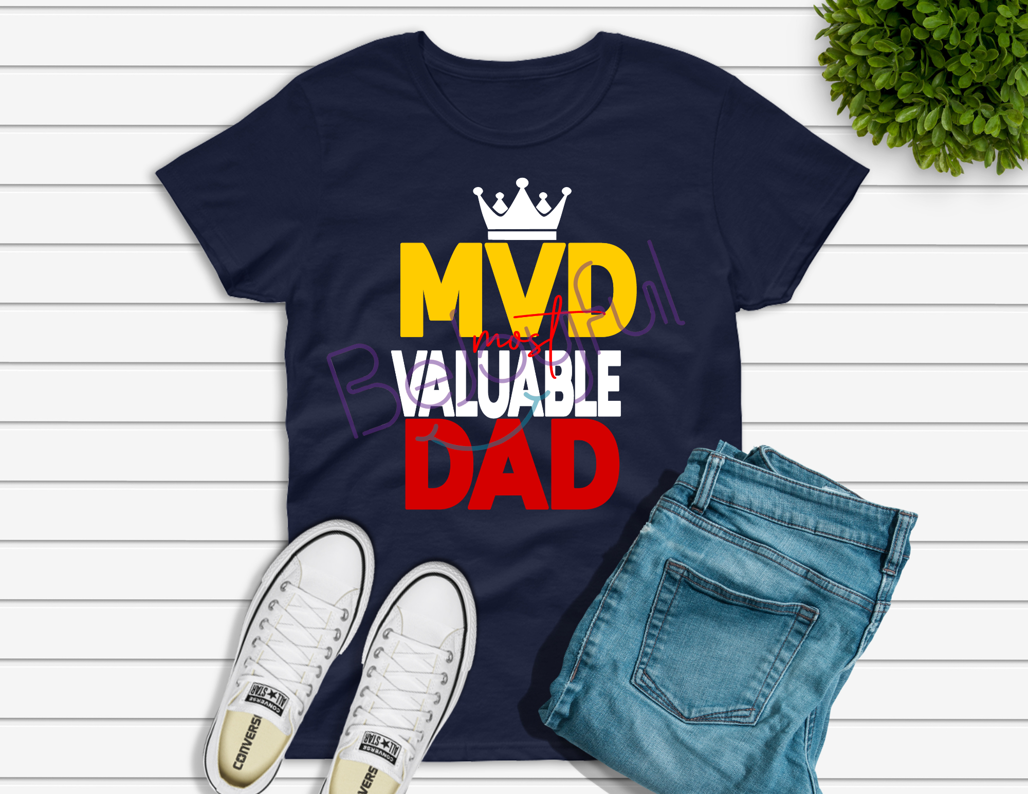 Most Valuable Dad (MVD) – BeJoyful Tee's-N-Things, LLC